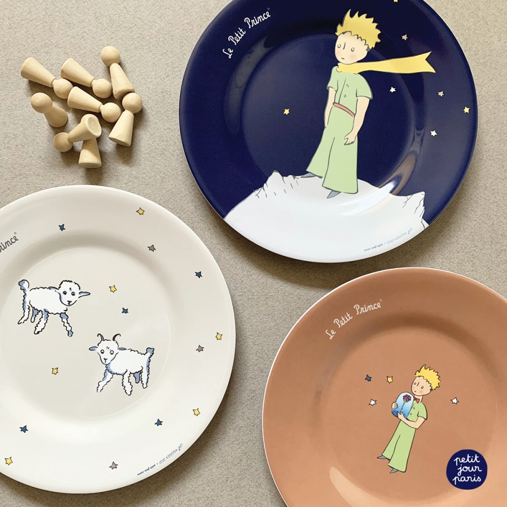 DESSERT PLATE THE LITTLE PRINCE BEIGE Ø 20cm