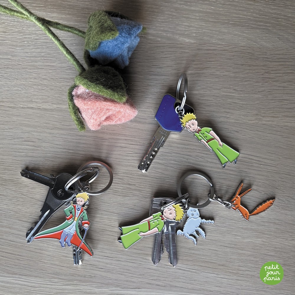 KEYRING THE LITTLE PRINCE ENAMEL